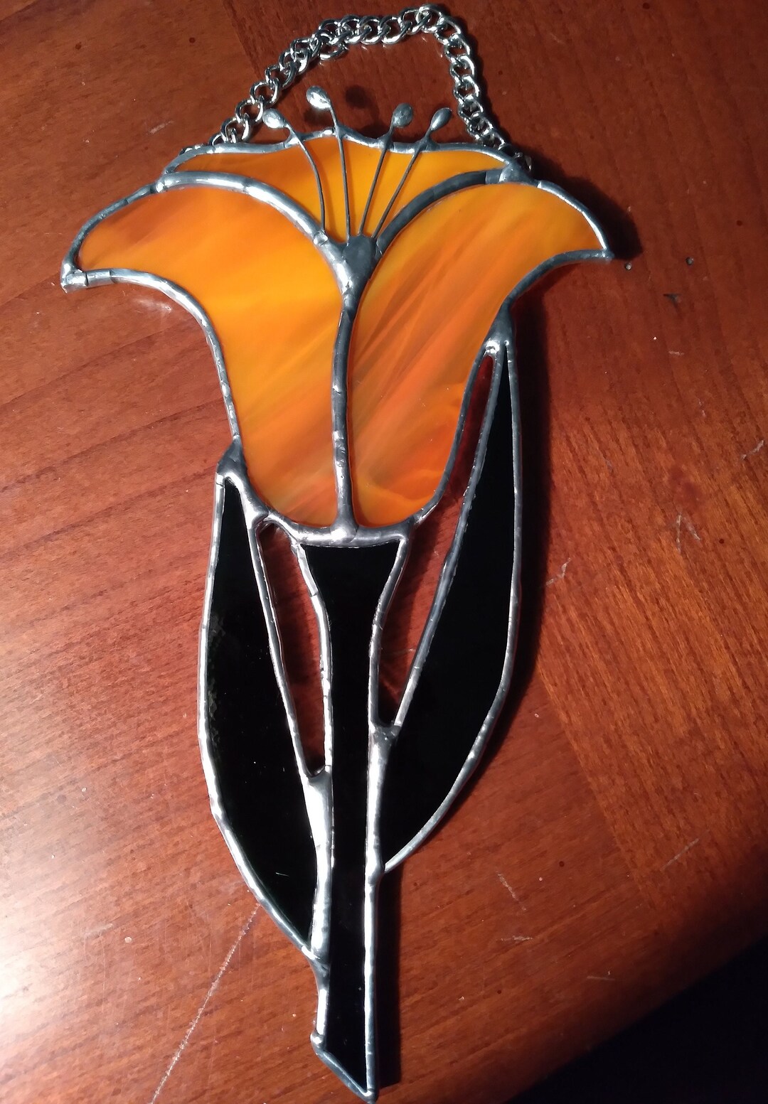 Lily Stained Glass Pattern - Etsy