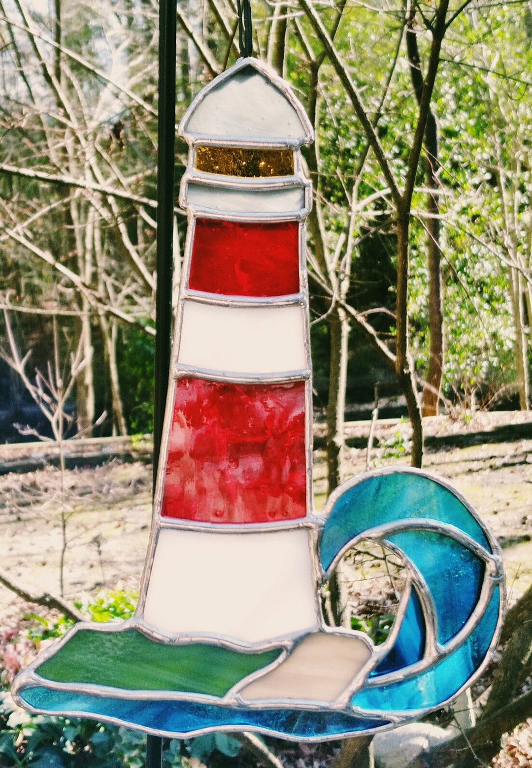 Lighthouse Stained Glass Pattern - Etsy