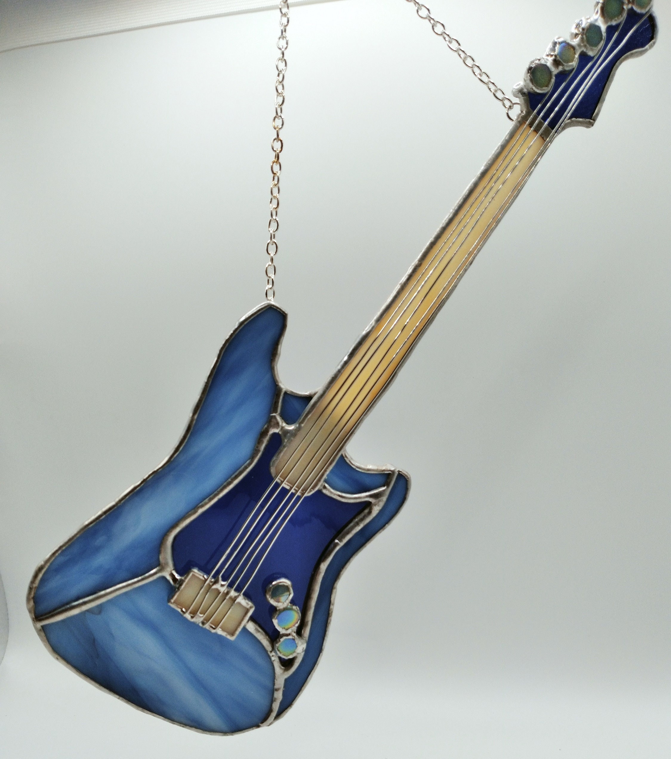 Electric Guitar Stained Glass Pattern - Etsy