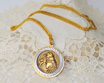 St. Anthony Gold Necklace - Etsy