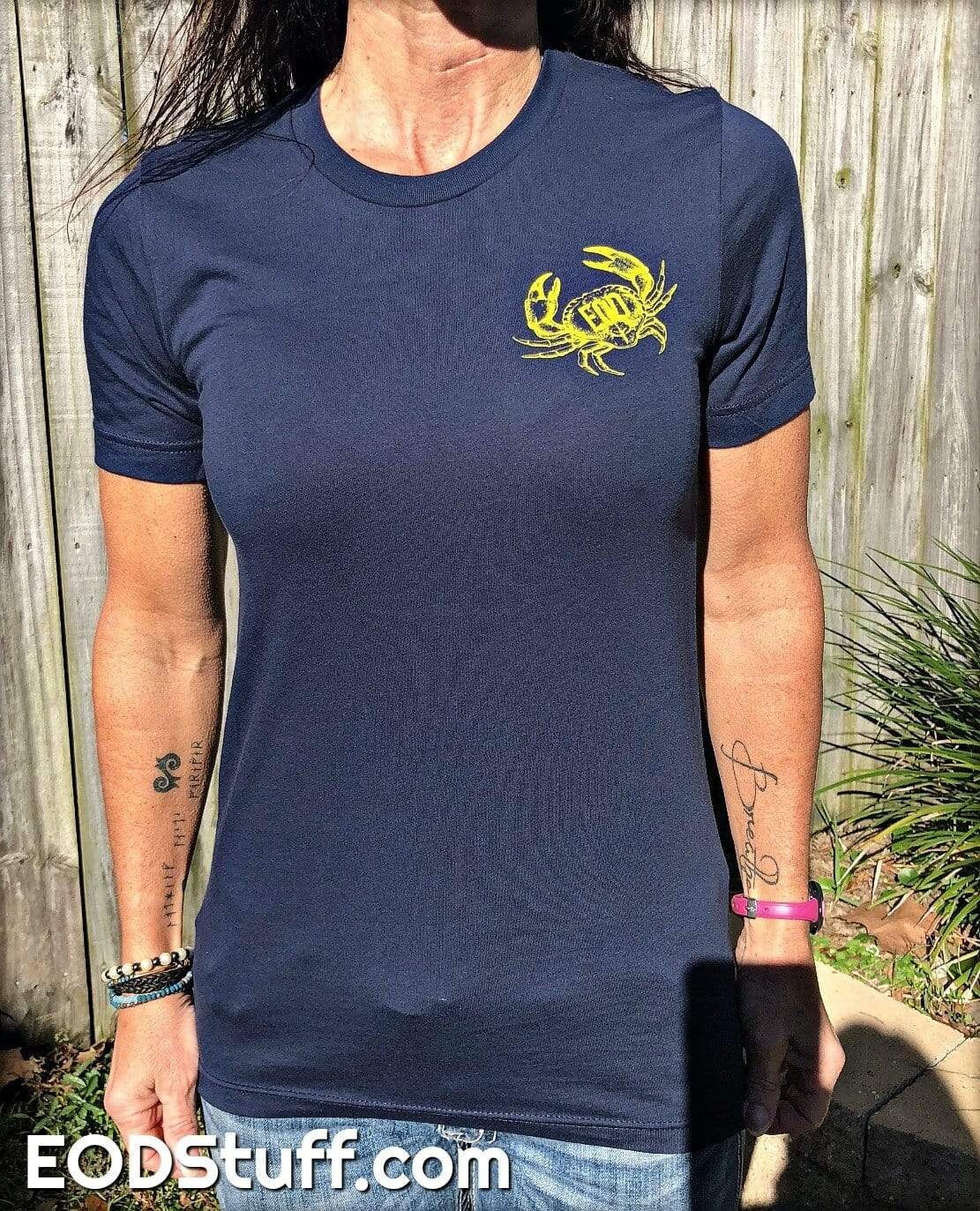 Vintage EOD Crab Chest Logo With EOD Badge Back Logo EOD Shirt - Etsy