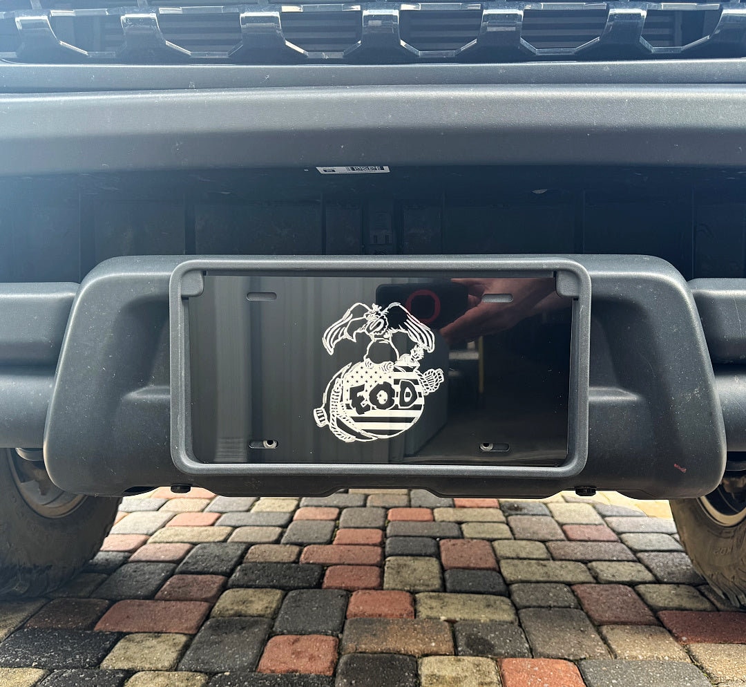 Buzzard, Bomb, and Pick USMC EOD License Plates EOD License Plate - Etsy