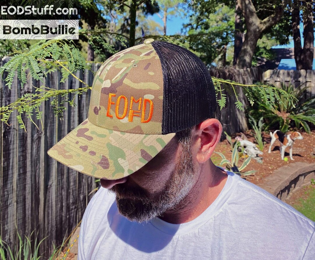 EOMFD Multicam Retro Trucker Snapback Hat EOD Hats - Etsy