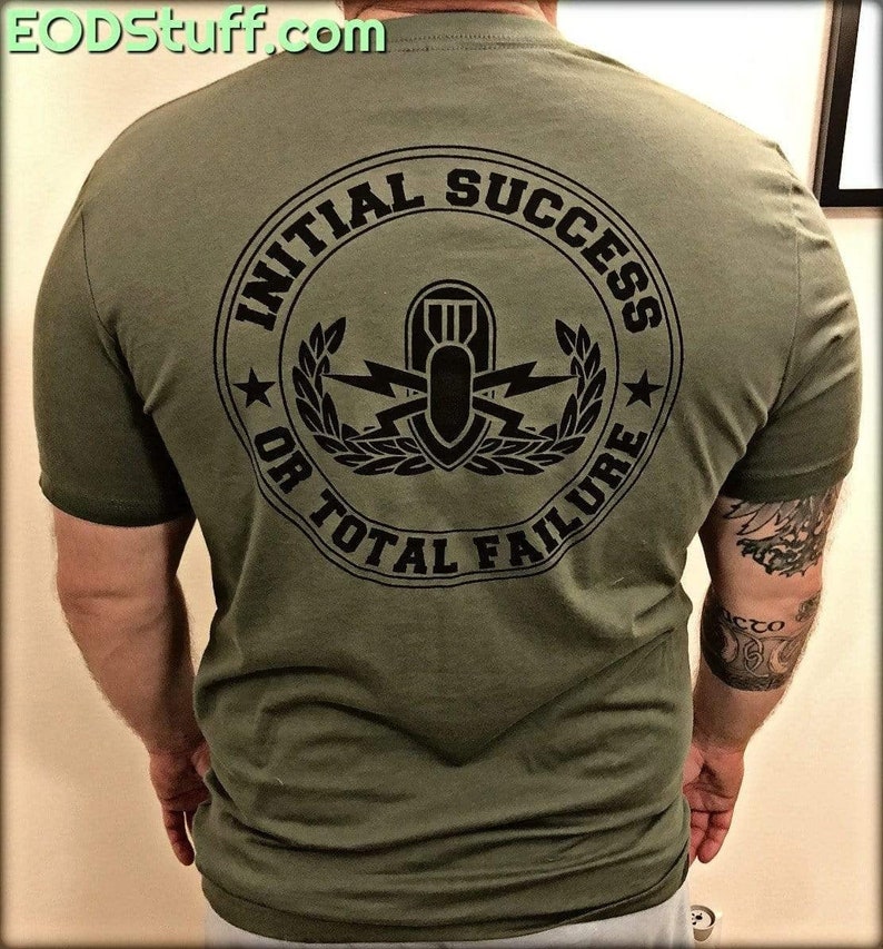 USMC Bbp and Initial Success or Total Failure Shirt Usmc Eod Tee - Etsy