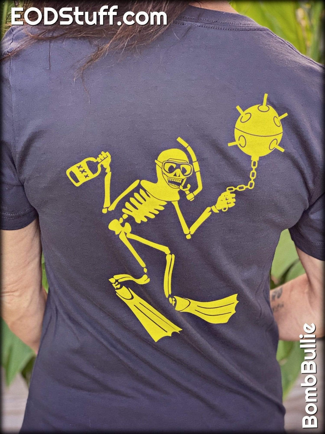 EOMFD Mine and Skuba Skeebb™ EOD T-shirt Yellow & Dark Grey - Etsy