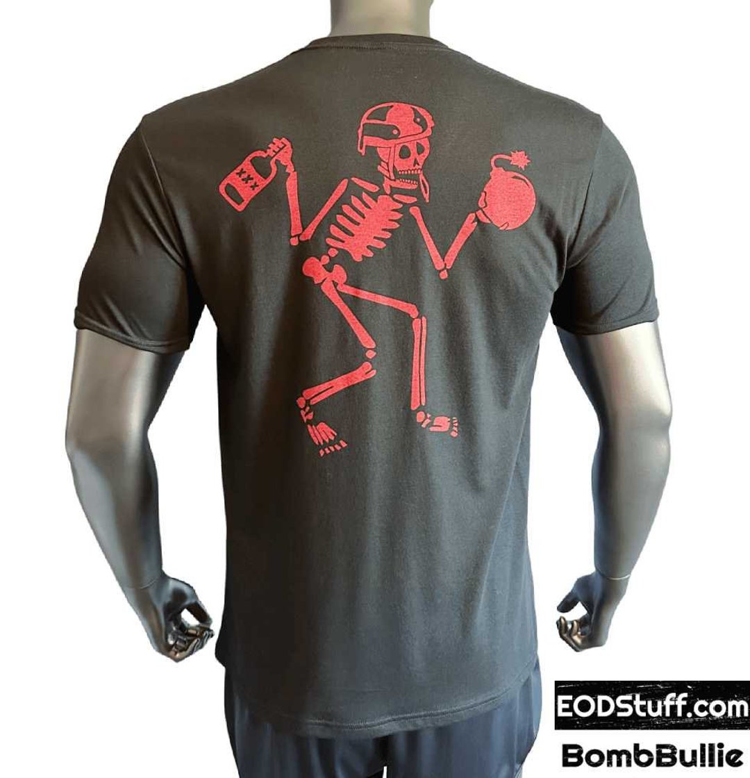 Limited Edition Black Skeleton Hand Grenade and Skeebb™ EOD Shirt - Etsy