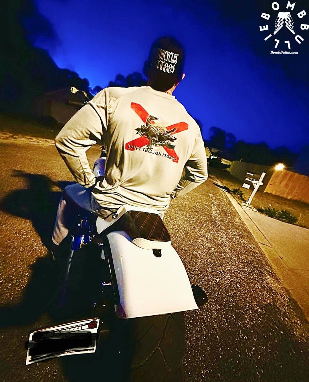 Don't Tread on Florida Grey Solar Performance Long Sleeve Tee ...