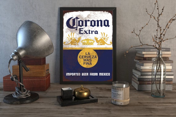 Corona Beer Sign METAL Wall Art Christmas Classic Recipe - Etsy