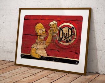 Duff Beer Sign - Etsy