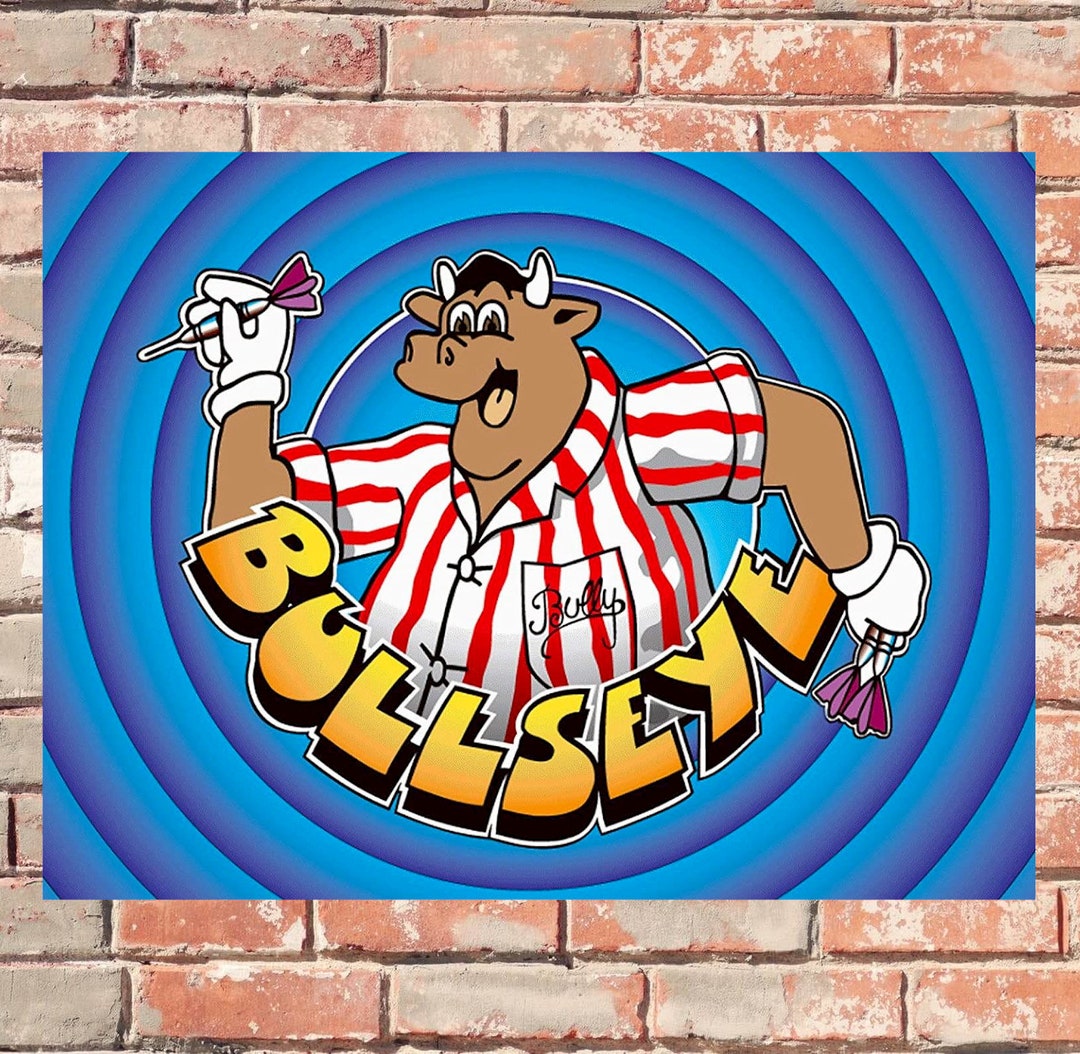 Bullseye Bully Tv Show Retro 80's Bar Pub Metal Sign Vintage Effect - Etsy