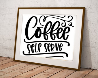 Self Serve Sign - Etsy