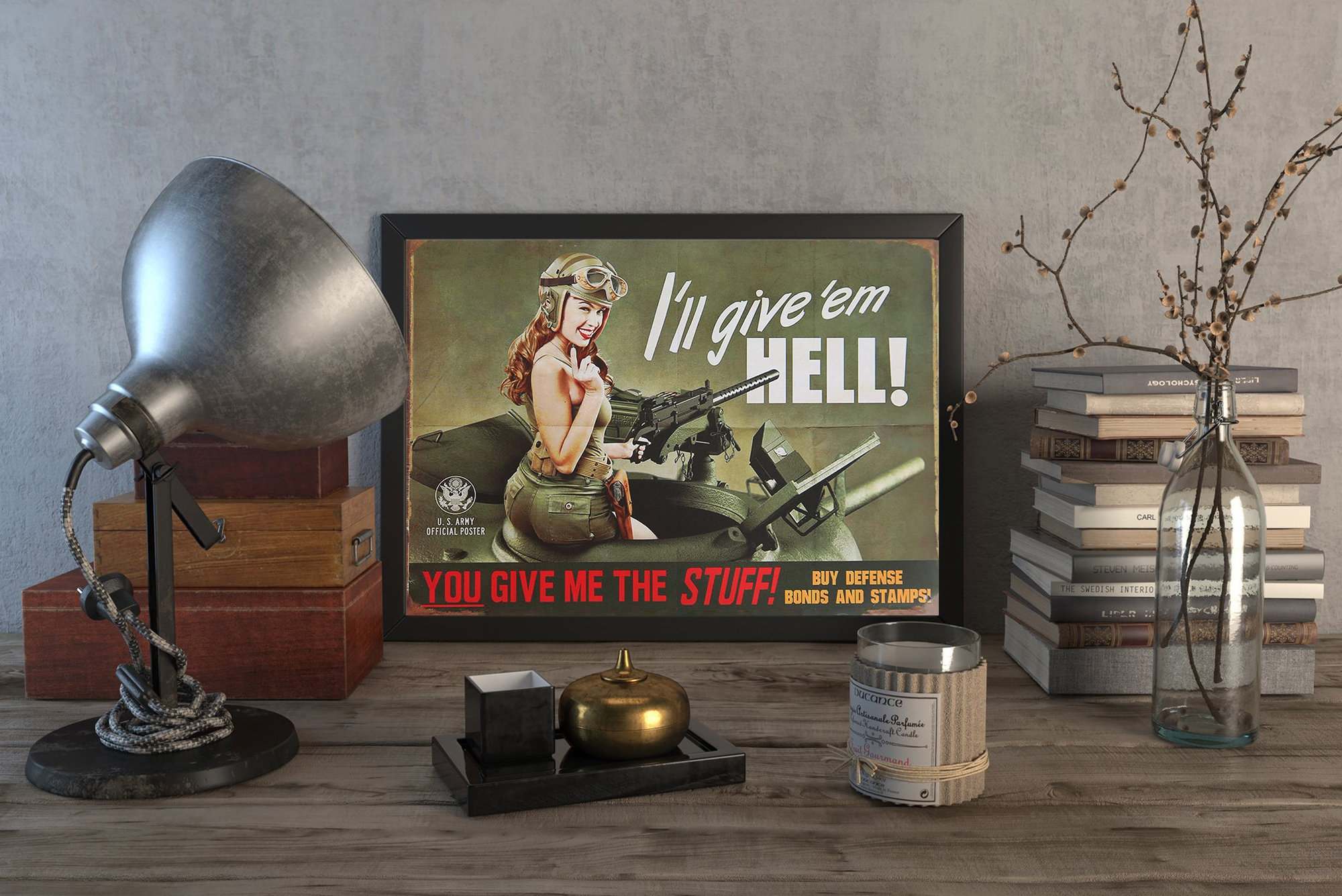 Sexy Pin up Girl Sign METAL Wall Art Christmas Classic Recipe - Etsy ...