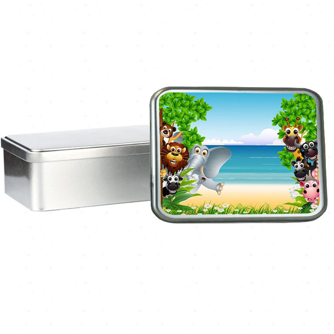 Zoo Animals Lion Giraffe Elephant Sea Girl Boy Kids Rectangle - Etsy