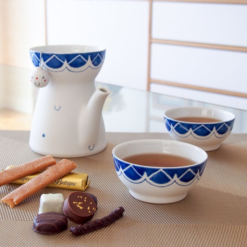 Ceramic Tea Set - Etsy