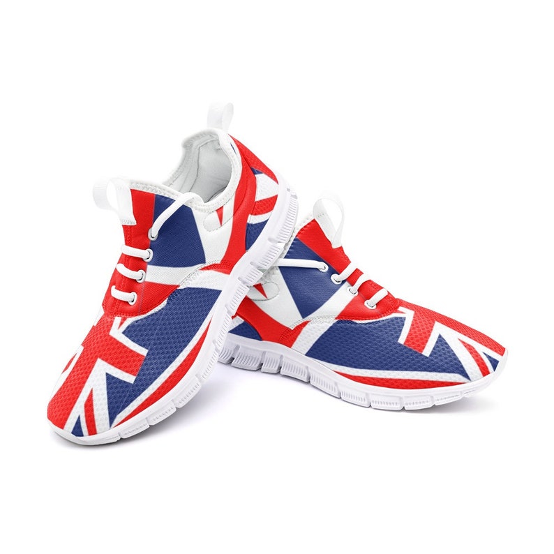 British Union Jack Flag Unisex Lightweight Running Shoes - Etsy