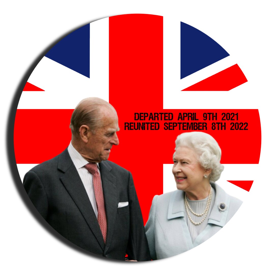Queen Elizabeth & Prince Philip Memorial Bone China Plate (6.5") - Etsy
