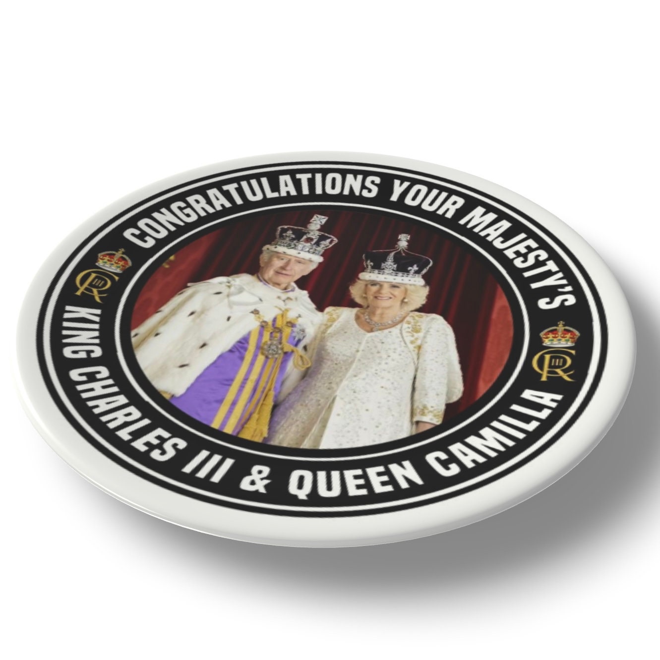 Congratulations King Charles Lll & Queen Camilla Commemorative 6.5 ...