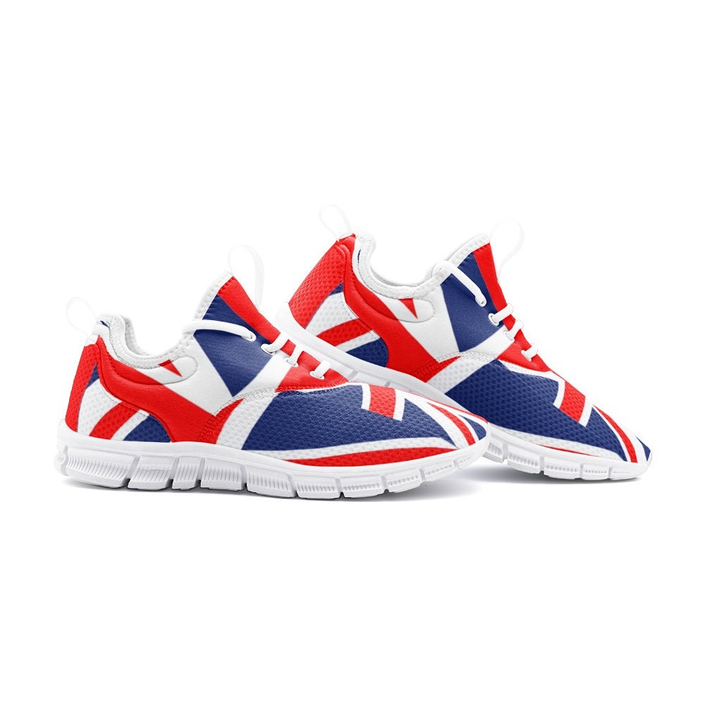 British Union Jack Flag Unisex Lightweight Running Shoes - Etsy