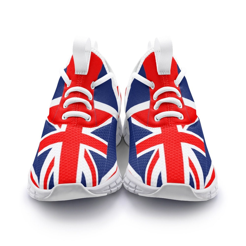 British Union Jack Flag Unisex Lightweight Running Shoes - Etsy