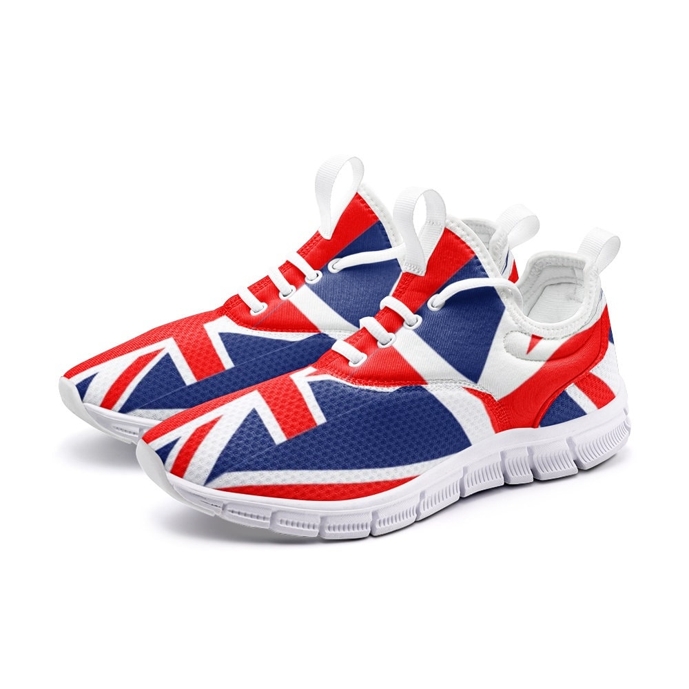 British Union Jack Flag Unisex Lightweight Running Shoes - Etsy