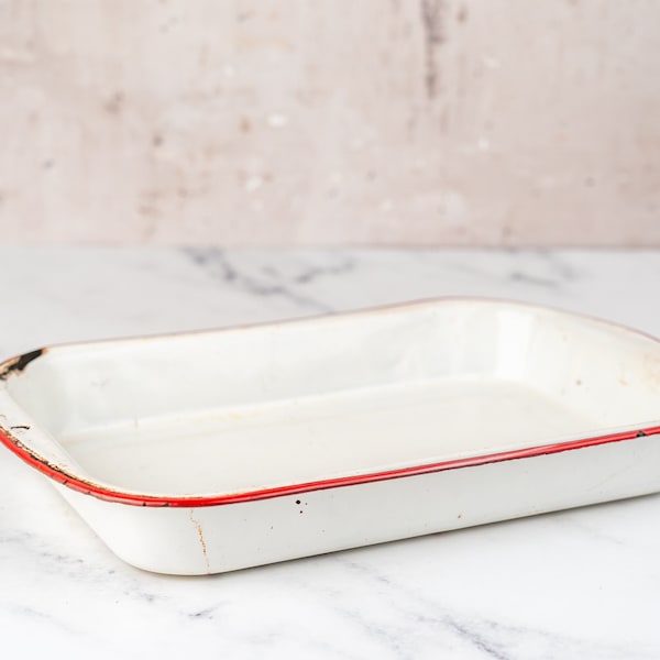 Vintage Enamel Pan - Etsy