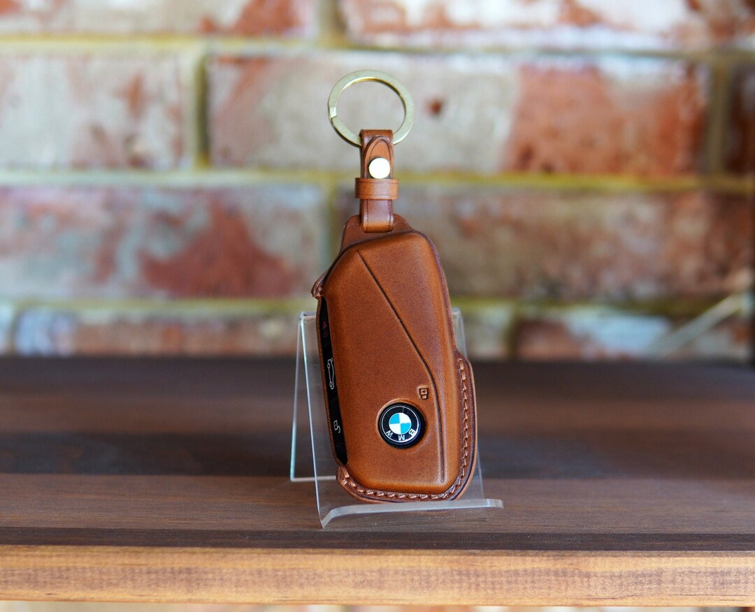 Leather Key Fob Cover for BMW X1 X3 X5 X6 X7 3 5 7 Series | Italian ...