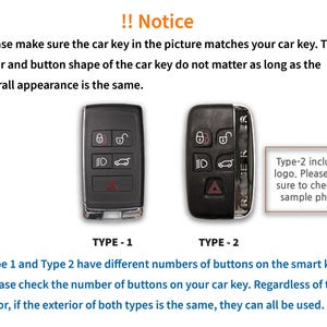 Genuine Leather Car Key Fob Case for Land Rover, Range Rover - Etsy
