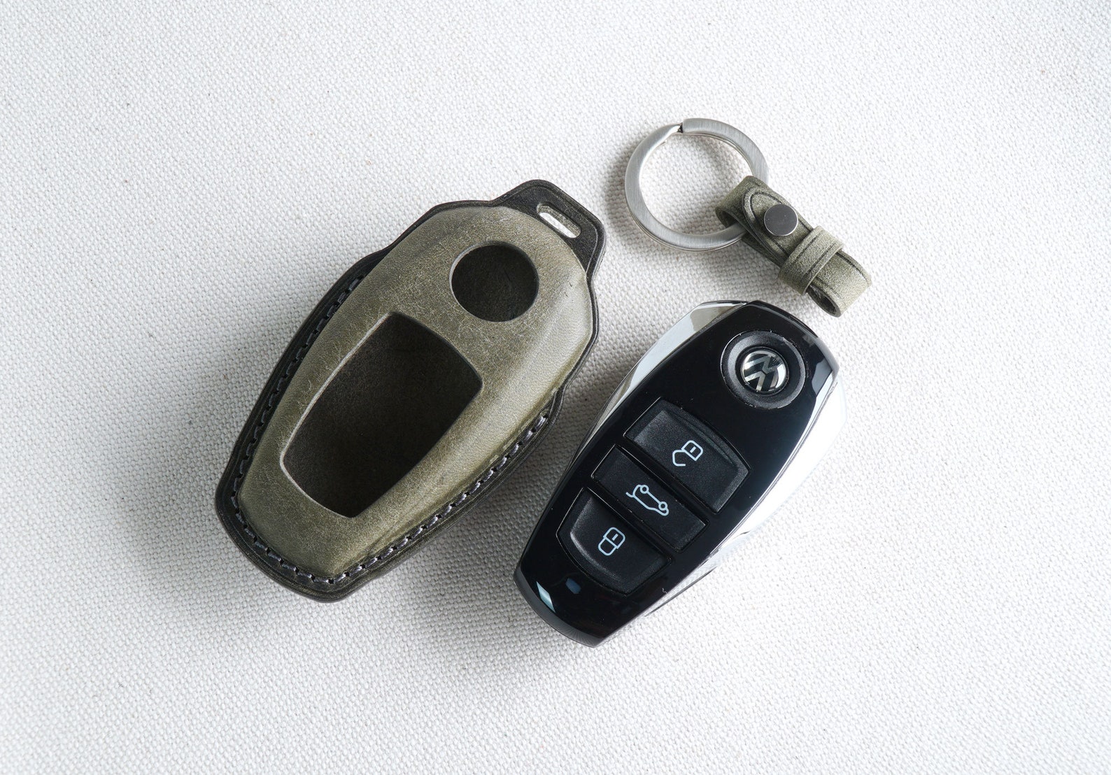 Handmade Volkswagen Car Key Case Leather Car Key Fob Cover - Etsy
