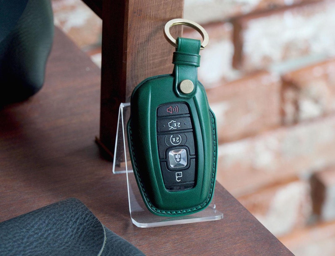 LINCOLN MKC, MKZ, Etc.. Fob Case, Leather Key Fob Cover for New Car Key ...