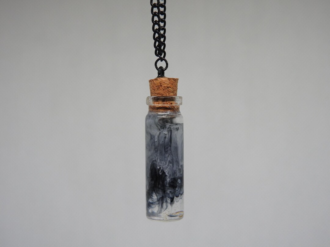 Black and White Potion Bottle Pendants - Etsy