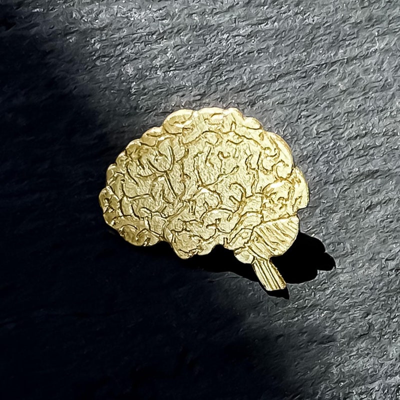 Brain Pin - Etsy