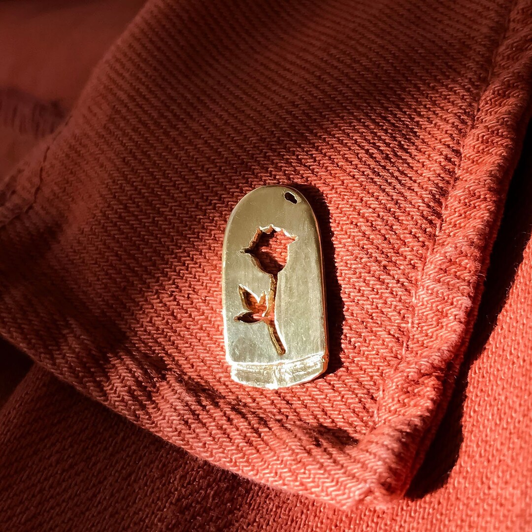 Handmade Brass Customizable Little Prince Brooch, Little Prince Rose ...