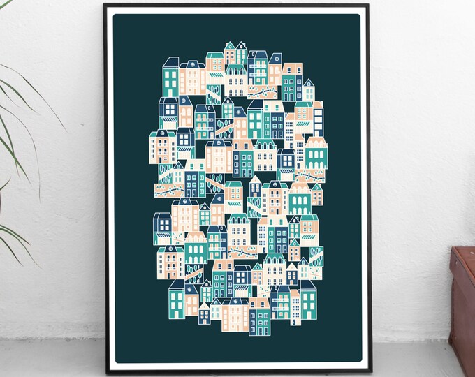 Poster Poster Graphic Design Architecture Illustration the Hidden ...