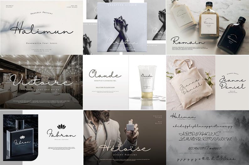 Canva Fonts Bundle for Business Logo, Procreate, Templett, Corjl ...