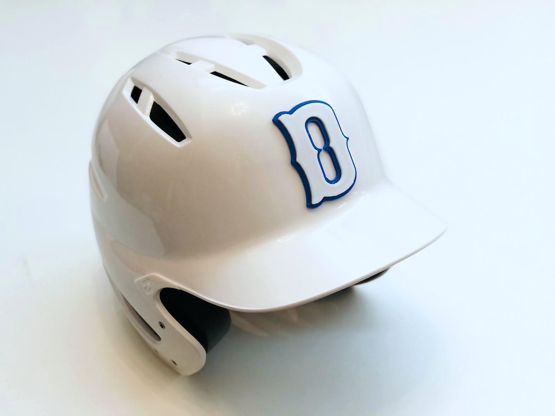 Custom Made 3D Baseball Helmet Decal. 3D Printed Team Logo Decal 9 Pcs+ ...