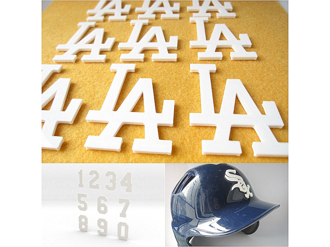Custom 3D Baseball Helmet Decals 3D Printed Team Logo & - Etsy
