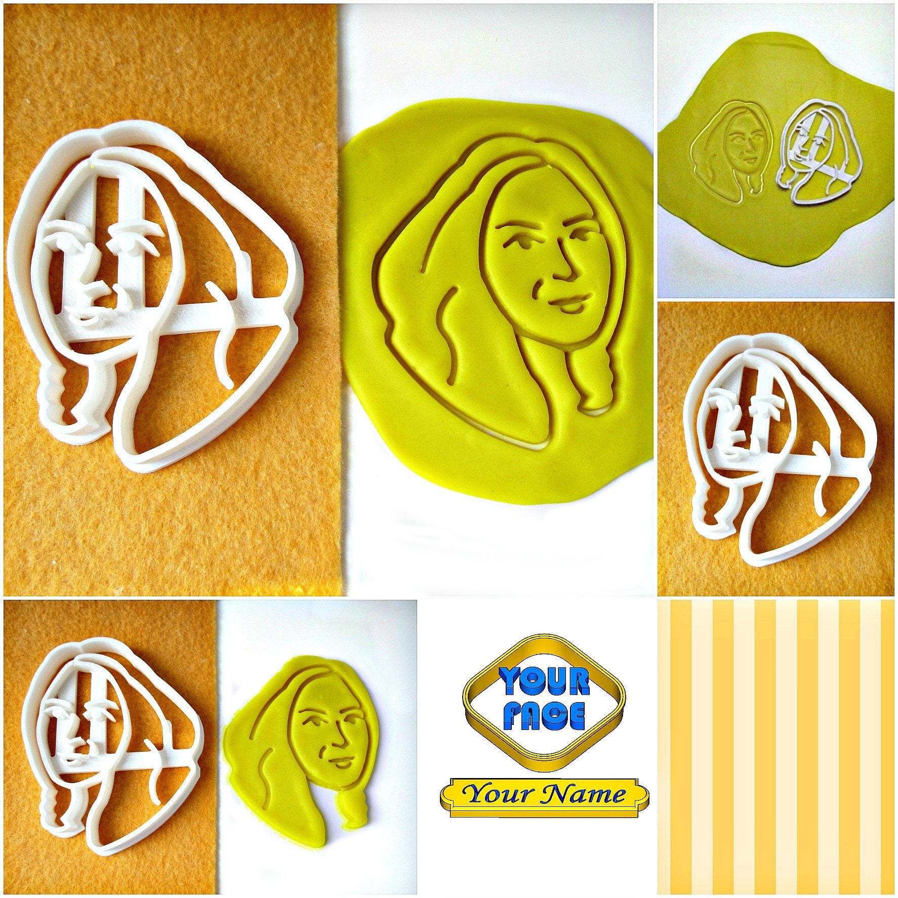 Custom FAMILY PORTRAIT Cookie Cutter Promo Set of 4 | Etsy