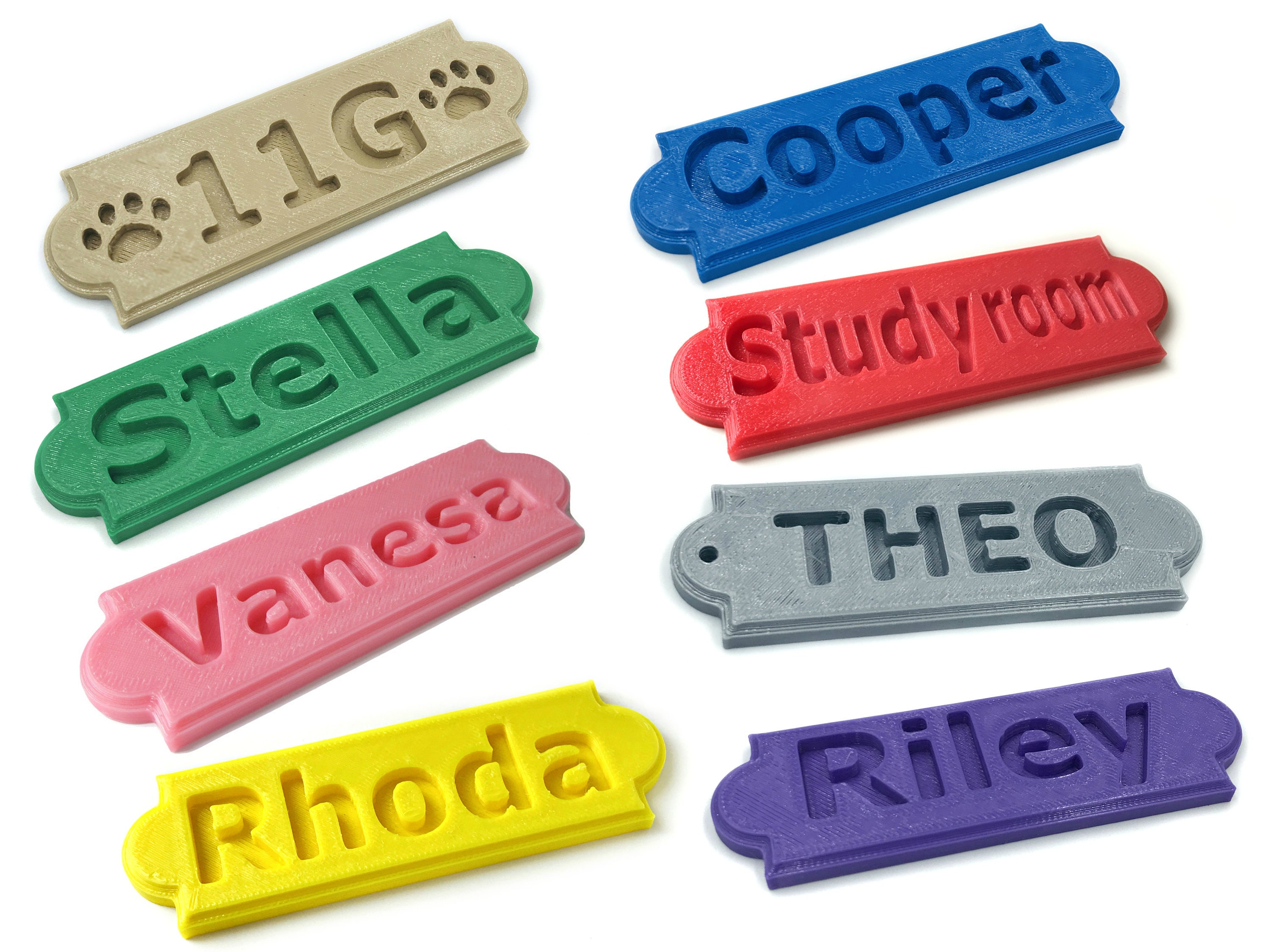 Vintage Name Plate Custom Name Tag Desk Wall Door Sign - Etsy Hong Kong