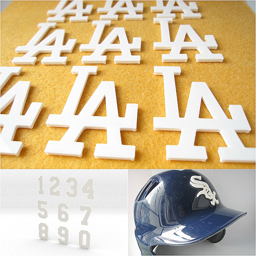 Custom 3D Baseball Helmet Decals 3D Printed Team Logo & - Etsy
