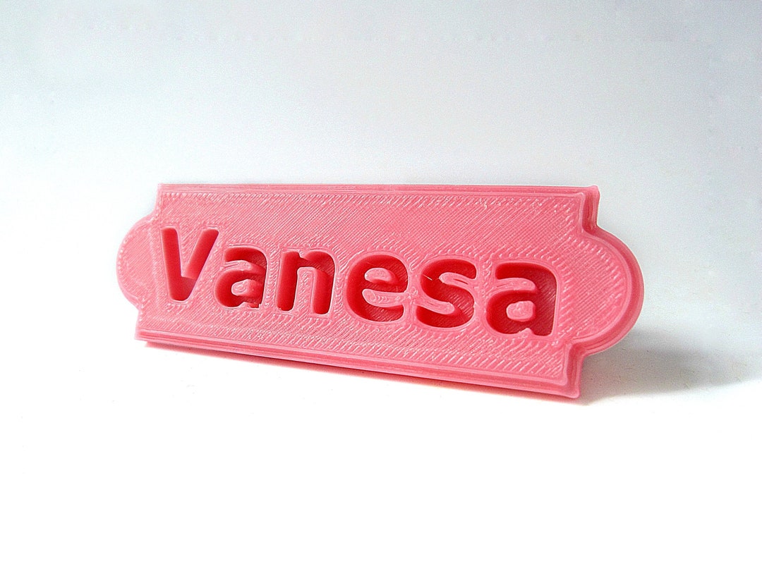 Vintage Name Plate, Custom Name Tag, Desk Wall Door Sign (solid Style ...