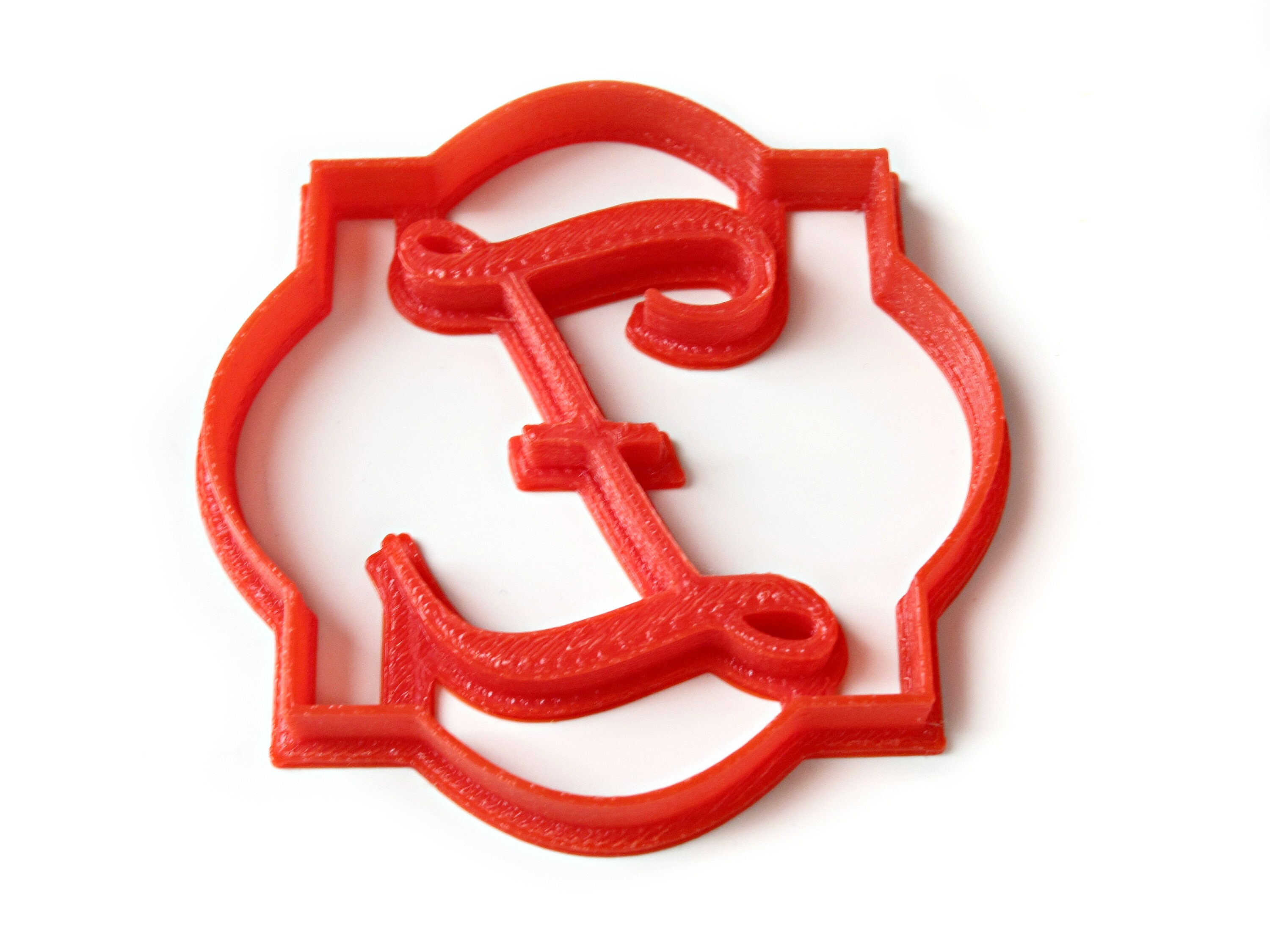 Single Letter MONOGRAM Custom Cookie Cutter Stamp Fondant - Etsy Hong Kong