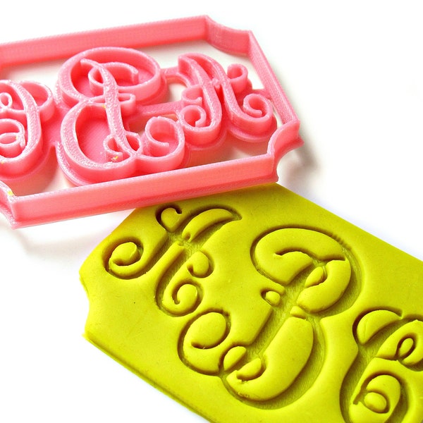 Monogram Cookie Cutter - Etsy