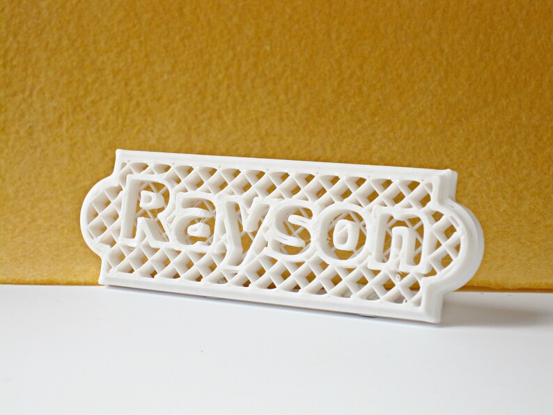 Vintage Name Plate Name Tag Place Card Desk Wall Door Sign | Etsy