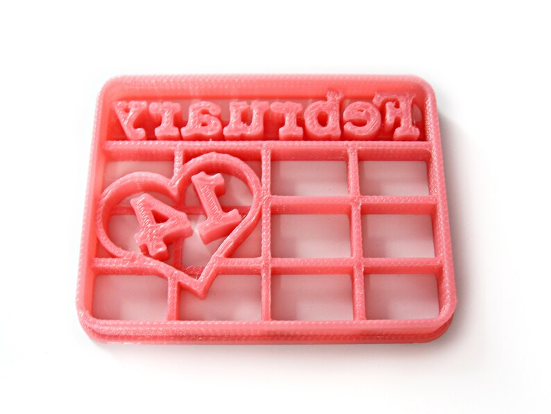 CALENDAR/ DATE Custom Cookie Cutter Stamp Fondant Cutter. - Etsy