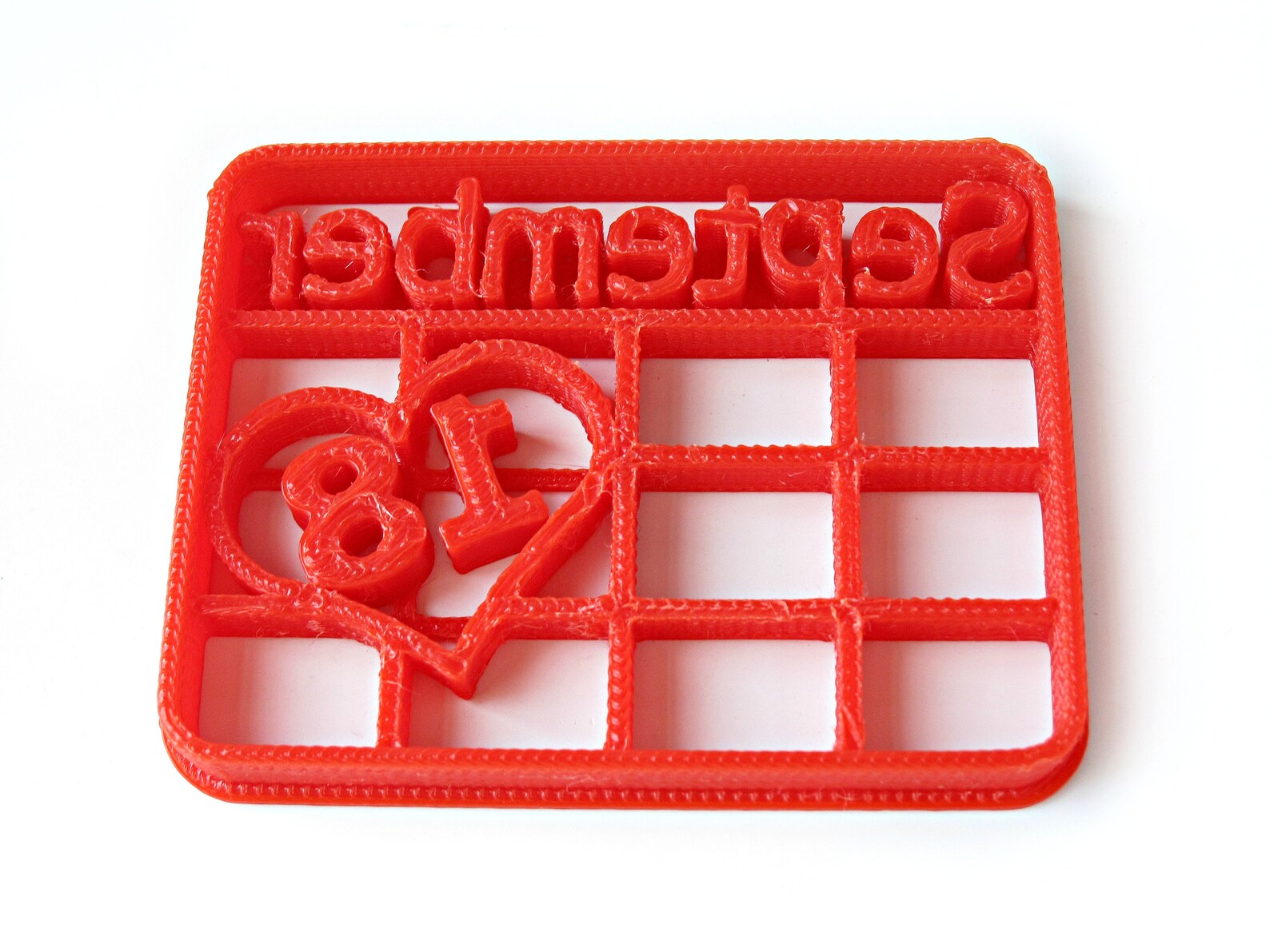 CALENDAR/ DATE Custom Cookie Cutter Stamp Fondant Cutter. - Etsy