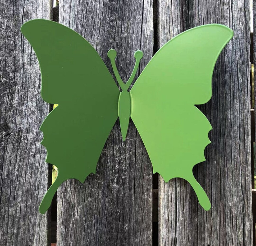 3D Metal Butterfly Wall Decor, Garden Butterfly Wall Art, Modern ...