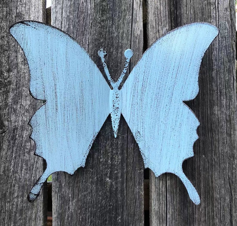 3D Metal Butterfly Wall Decor, Garden Butterfly Wall Art, Vintage Style ...