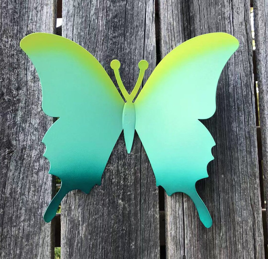 3D Metal Butterfly Wall Decor, Garden Butterfly Wall Art, Modern Style ...