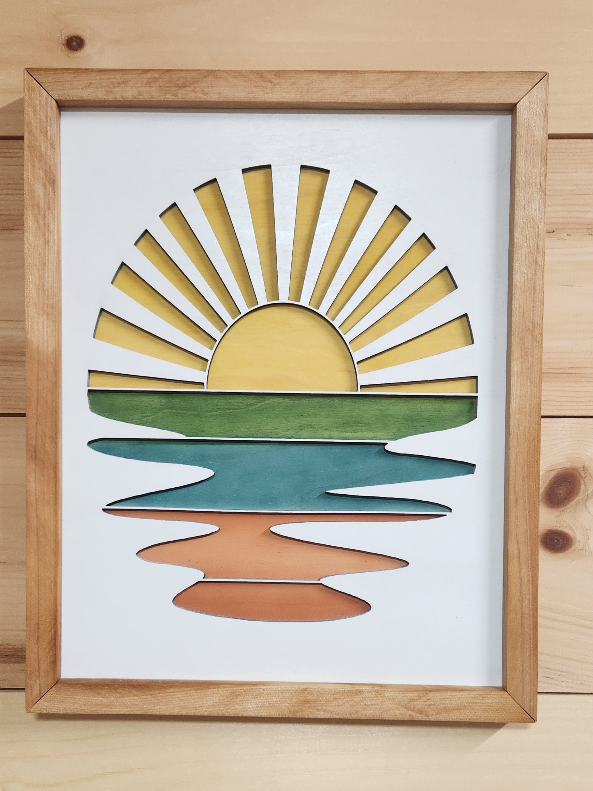 Sunrise Sunset Wall Art, Boho Wall Art, Minimalist Art - Etsy