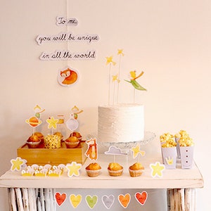 The Little Prince Printable Party Kit, Le Petit Prince Digital Party ...